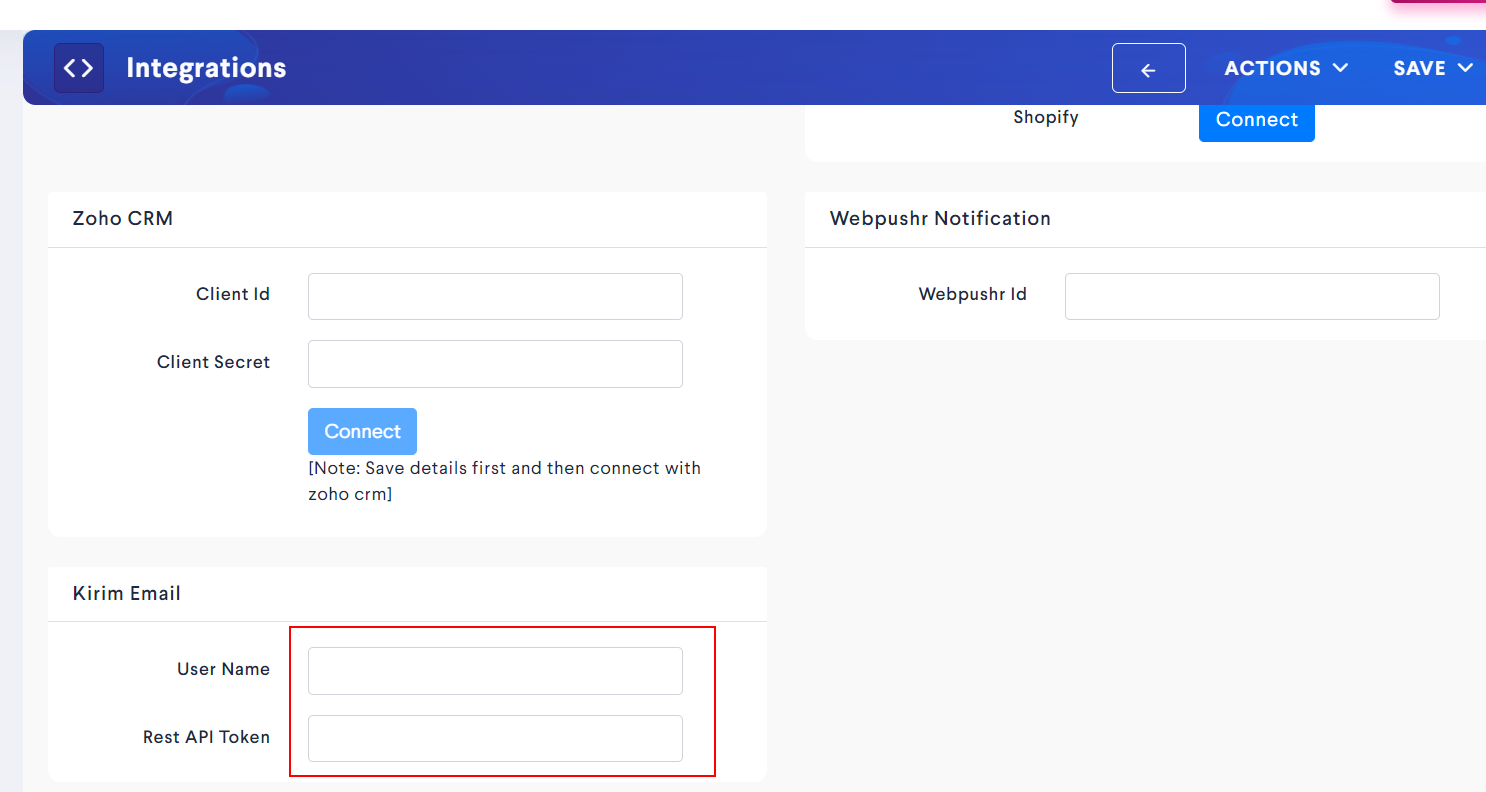 KIRIM.EMAIL Integration – botbaba.io