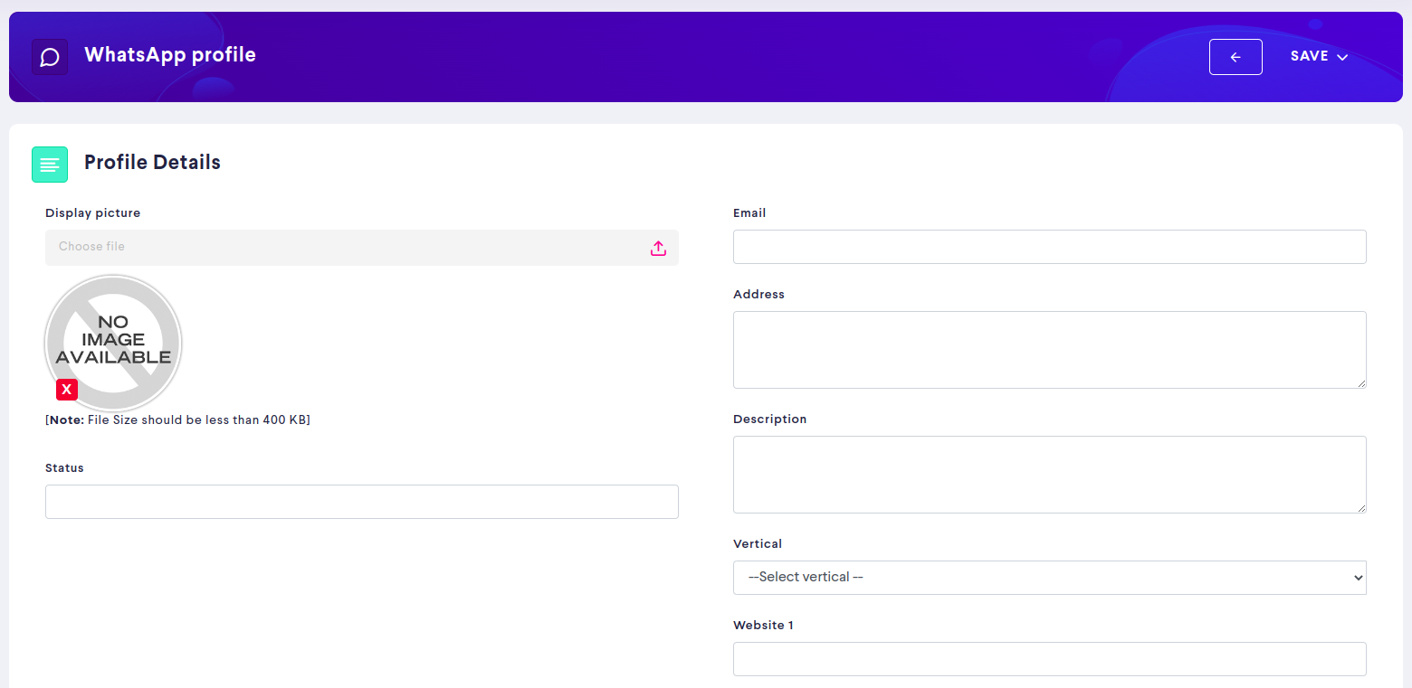 How to Access Chatbot’s WhatsApp Profile Settings – botbaba.io